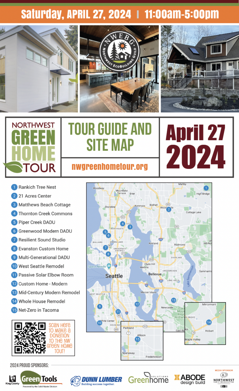 Tour Guide & Map – NW Green Home Tour